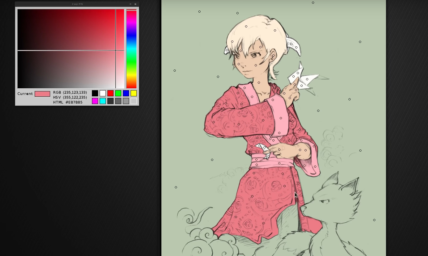 Video tutorial: coloring with Gmic Colorize[interactive] in Krita ...