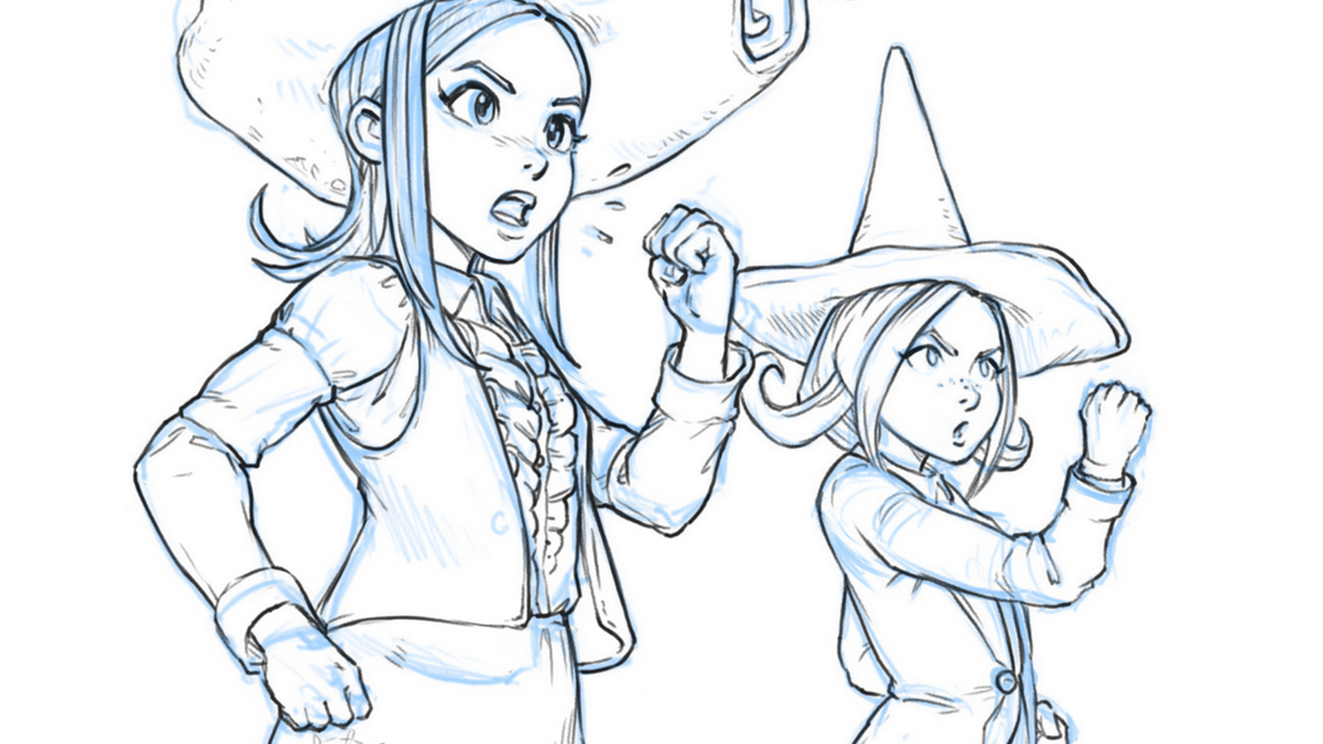 Timelapse Demo: Comic page inking with Krita - David Revoy