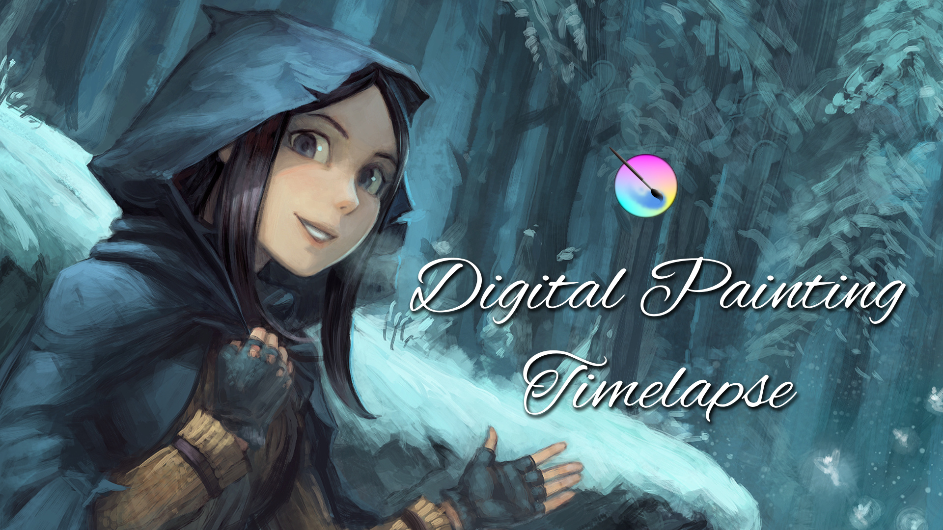 The Fairy Fir tree - Krita timelapse - David Revoy